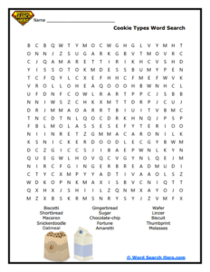 Cookie Word Searches - Word Search Hero.com