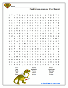 Dinosaurs Word Search Puzzles | Free Printable PDF Collection
