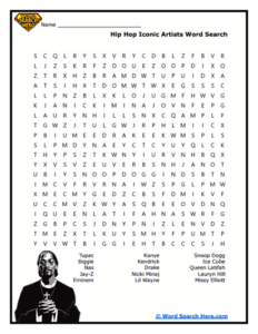 Hip Hop and Rap Word Searches: Rhythmic Printable PDF Puzzles