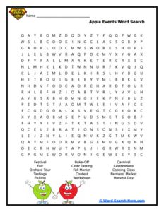 Fruit Word Search Puzzles: Sweet & Healthy Printable PDFs