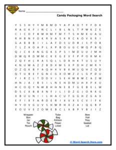 Candy Word Search Puzzles: Sweet Printable PDF Collections