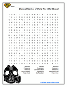 World War I Word Searches - Word Search Hero.com