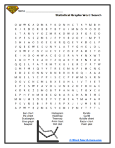 Statistics and Probability Word Searches | Printable Math Puzzles