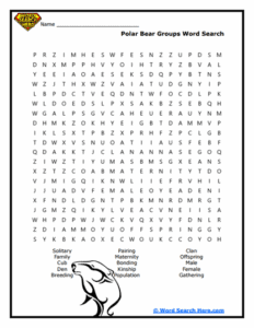 Polar Bear Word Search Puzzles | Free Printable PDF
