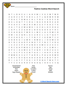 Cookie Word Search Puzzles: Freshly Baked Printable PDFs