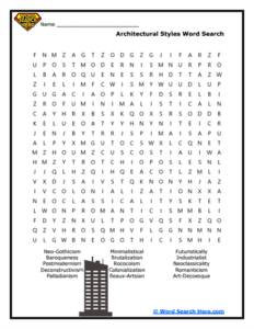 Long Words Word Search Puzzles | Multisyllabic Vocabulary Worksheets