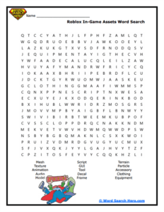 Roblox Word Searches - Word Search Hero.com