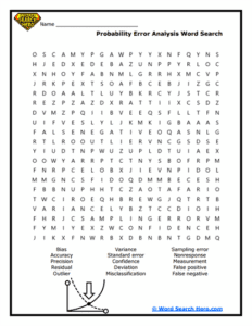 Statistics and Probability Word Searches | Printable Math Puzzles