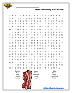 Cooking & Kitchen Word Search Puzzles | Free Printable PDFs