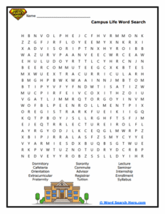 College Level Vocabulary Word Searches | Printable PDF | Word Search Hero