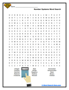 Printable Math Word Searches | Free Educational PDF Puzzles