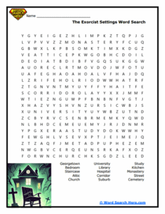 Horror Movie Word Searches - Word Search Hero.com