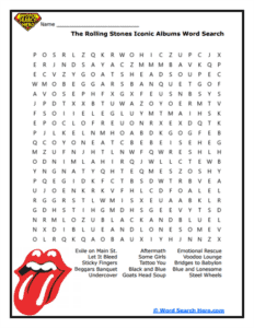 Classic Rock Word Searches - Word Search Hero.com