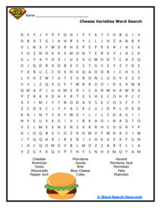 Junk Food Word Search: Fun & Cheaty Printable PDF Puzzles