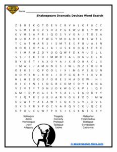 William Shakespeare Word Searches - Word Search Hero.com