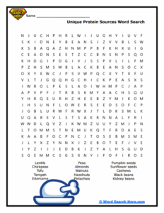 Healthy Foods Word Searches - Word Search Hero.com