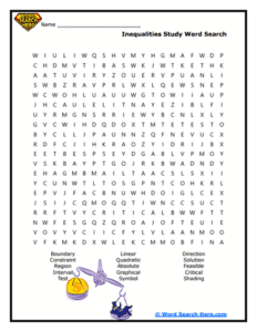 Algebra Word Search Puzzles | Free Printable PDF Worksheets