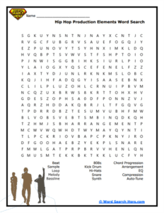 Hip Hop and Rap Word Searches: Rhythmic Printable PDF Puzzles
