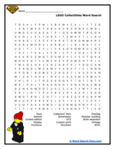 LEGO Word Search Collection - Free Printable PDF Building Puzzles