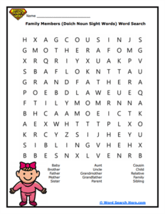 Sight Word Search Puzzles | Free Printable PDF Worksheets
