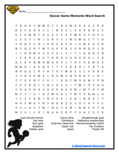 Soccer Word Search Puzzles - World Cup & Futbol Printable PDFs