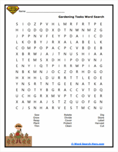 Gardening & Nature Word Search Puzzles | Free Printable PDFs
