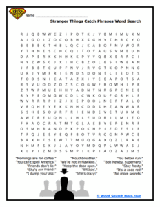 Stranger Things Word Searches: Upside Down Printable PDFs