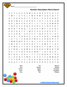 Adjective Word Searches | Free Printable Grammar PDF | Word Search Hero
