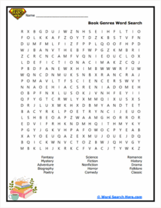 Read Across America Day Word Searches: Literacy Printable PDFs