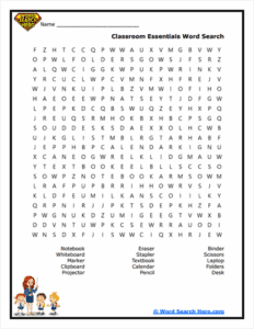Teacher Appreciation Week Word Searches: Thank You PDFs