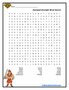 Greek Mythology Word Searches - Word Search Hero.com