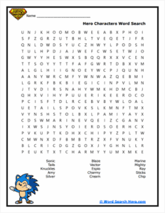 Video Game Word Searches | Free PDF Downloads