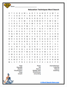 Stress Awareness Month Word Searches: Relaxing Printable PDFs