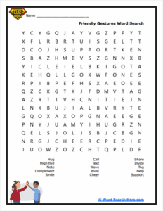 Friendship Day Word Search Puzzles: Bestie Printable PDFs