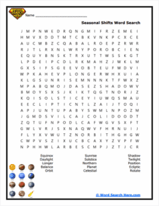 March Word Search Puzzles: Springtime Printable PDF Activities