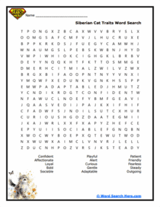 Cats Word Search Puzzles | Free Printable PDF Worksheets