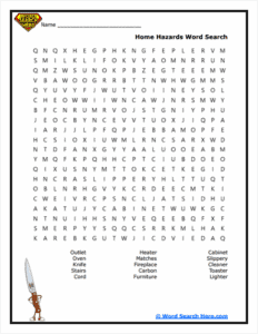 National Safety Month Word Searches: Educational Printable PDFs
