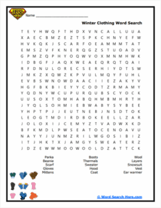 Winter Word Searches - Word Search Hero.com