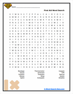 National Safety Month Word Searches: Educational Printable PDFs