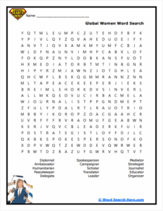 Women's History Month Word Searches: Legendary Printable PDFs