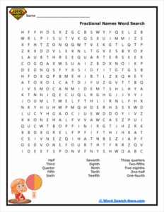 Number Names Word Searches - Word Search Hero.com
