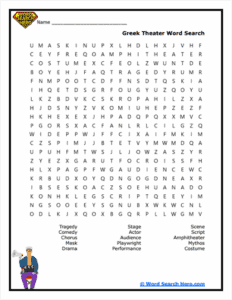 Ancient Greece Word Searches | Printable PDF Social Studies Activity