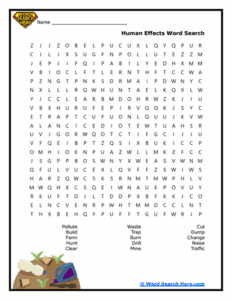 Ecosystems Word Search Printables | Ecology PDFs | Word Search Hero