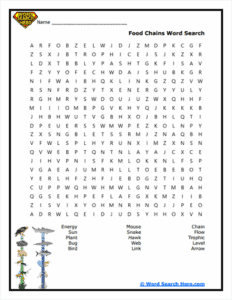 Ecosystems Word Search Printables | Ecology PDFs | Word Search Hero