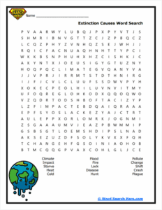 Evolution Word Search Printables | PDF Puzzle Set | Word Search Hero
