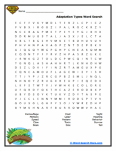 Evolution Word Search Printables | PDF Puzzle Set | Word Search Hero