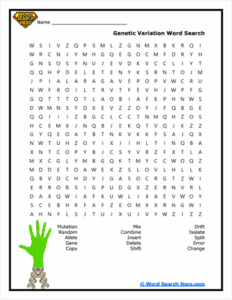 Evolution Word Search Printables | PDF Puzzle Set | Word Search Hero