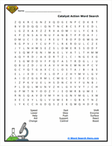 Chemical Reactions Word Search Printables | PDF Puzzles | Word Search Hero