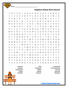 Feelings Word Searches - Word Search Hero.com