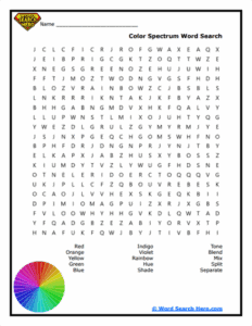 Light and Optics Word Searches - Word Search Hero.com
